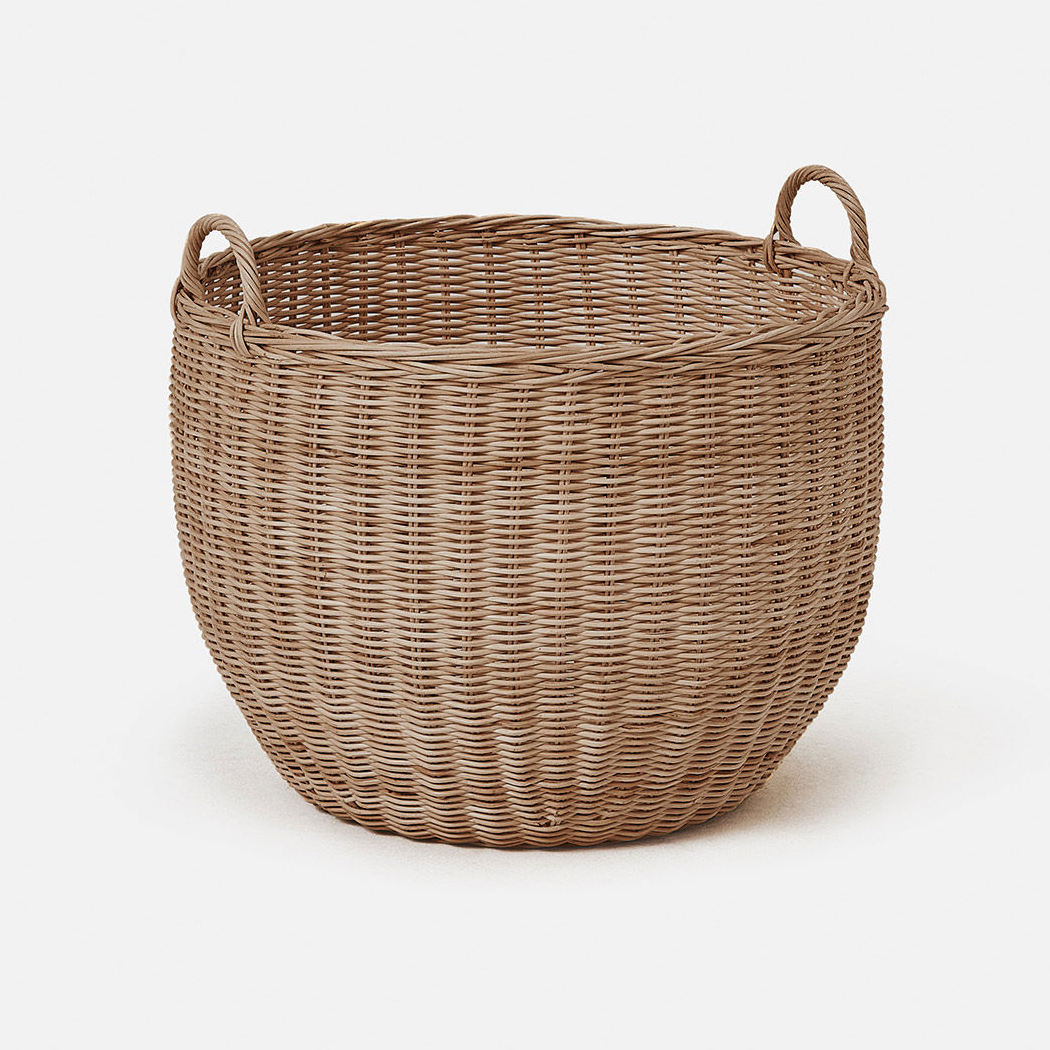 Basket -Round Rattan – Girl Meraki
